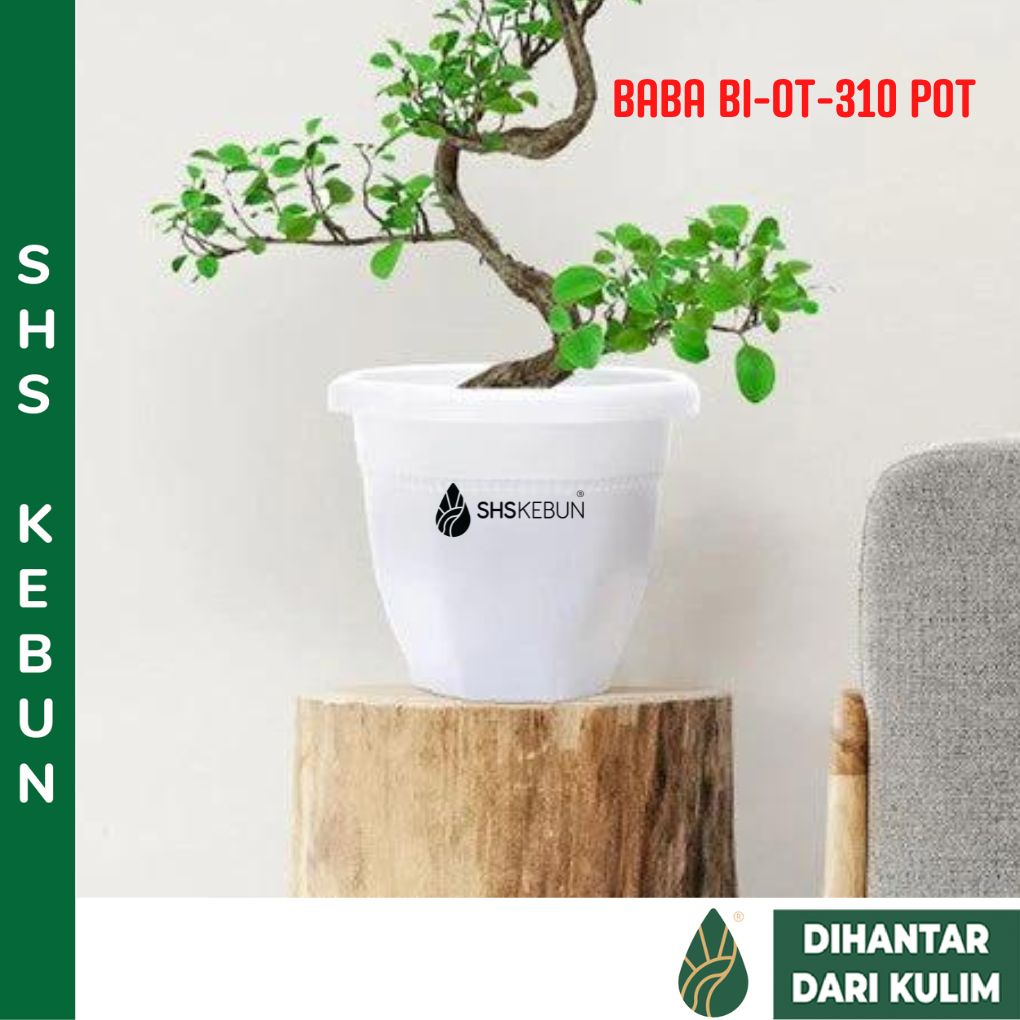 Baba Biodegradable Flower Pot Plastic Plant Pot BI-OT-310 Pasu Bunga ...