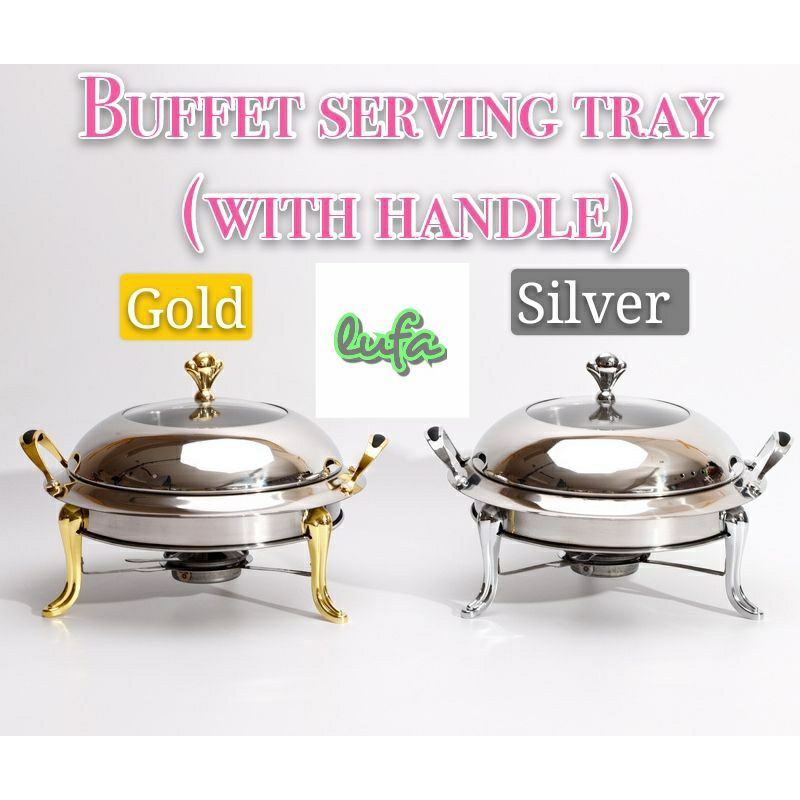 26cm 28cm buffet set food tray serving tray chafing dish soup warmer ...