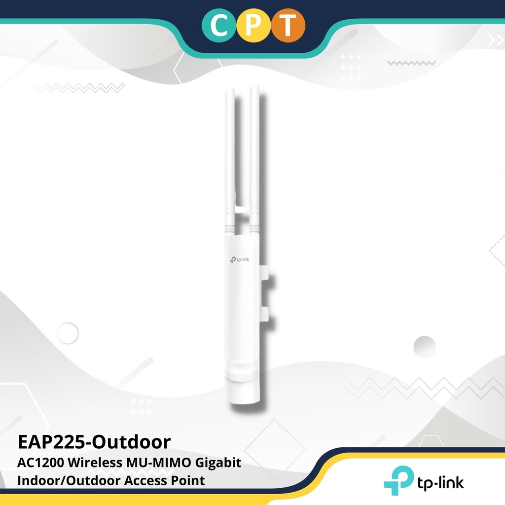 TP-Link EAP225-Outdoor AC1200 Wireless MU-MIMO Gigabit Indoor/Outdoor ...