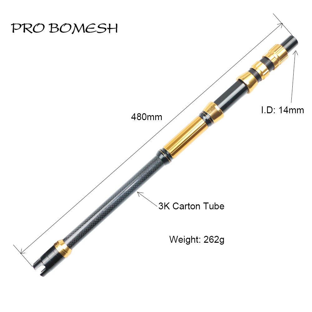 PROBOMESH Boat Fishing Rod Handle Kit Aluminum handle Gimbal reel seat ...