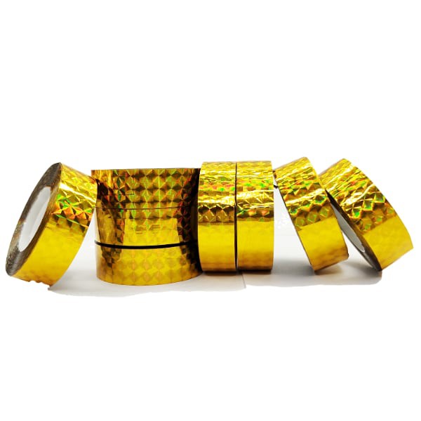 50M 15mm/18mm Shiny Wrapping Laser Tape | Plain Laser Tape Hologram ...