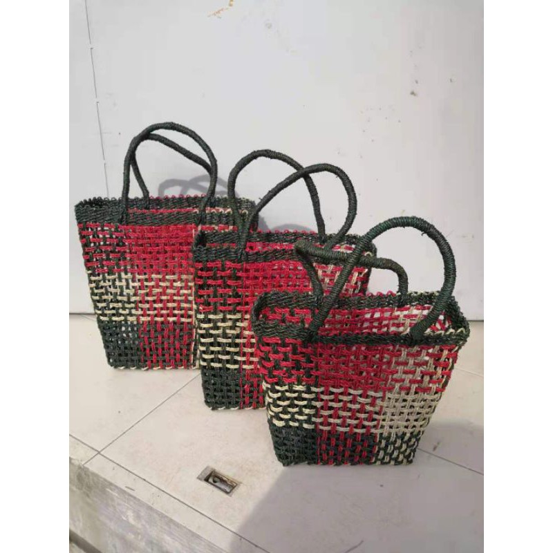 🔥 READY STOCK 🔥 Beg Jut Beg Raga Beg Rattan Picnic Rattan Bag Jute Bag ...