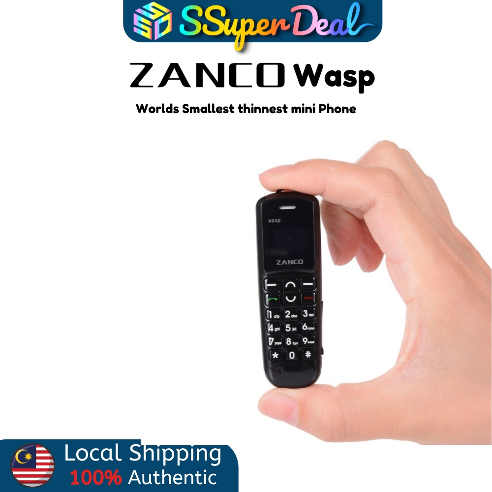 ZANCO Wasp (World's Smallest Phone) | Shopee Malaysia