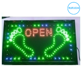 LED Reflexology Sign Massage Signboard Sign with Flashing effect ...