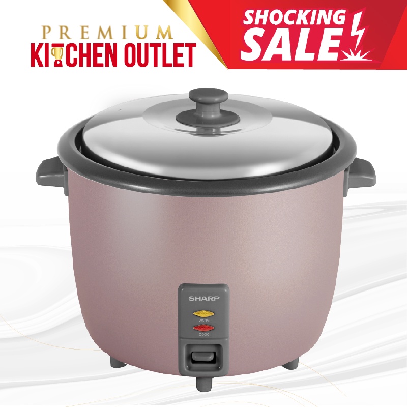 Sharp 2.2L Conventional Rice Cooker KSH228SPK | KSH228SSL | Non-Stick ...