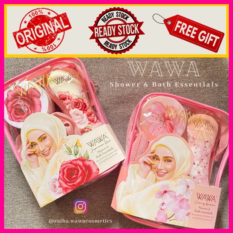 🔥 READY STOCK🔥 Wawa Cosmetics Shower & Bath Essentials/Set mandian ...