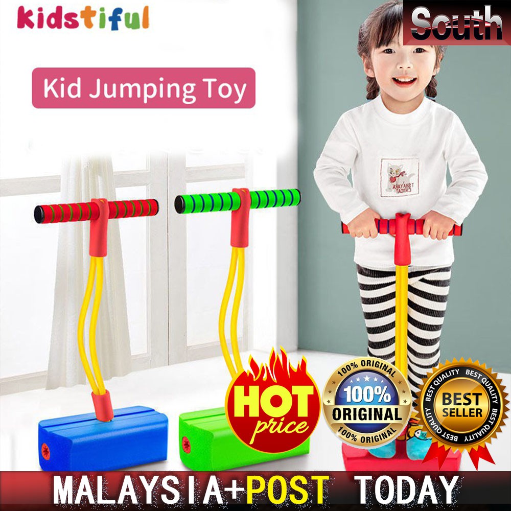 ★Ready Stock★ Kids Outdoor Sport Toys Foam Pogo Jumper Frog Jumping Toy ...