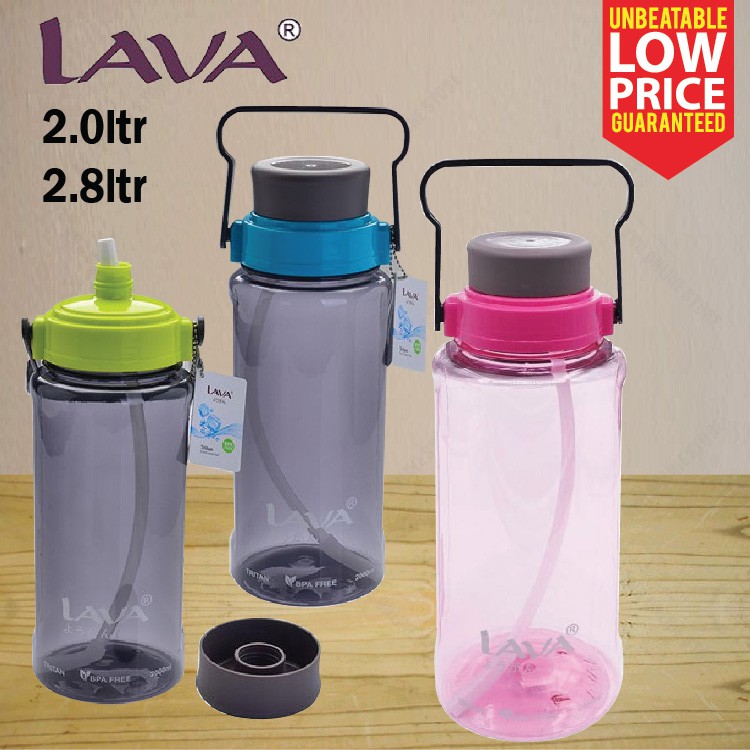 LAVA Tritan Tumbler TB5566 TB5565 Drinking Water Bottle with Handle / Botol Air LAVA | Shopee ...