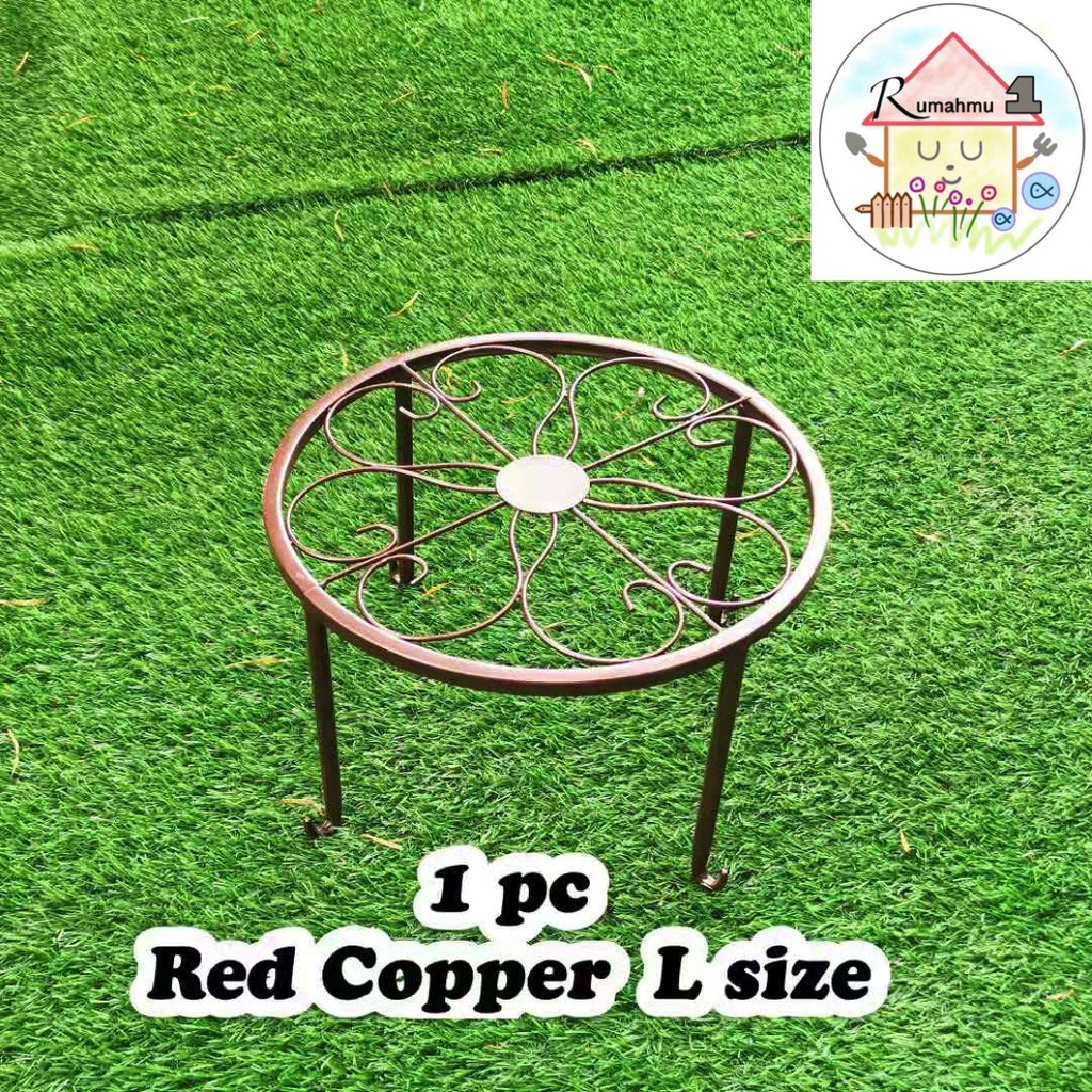 [𝗥𝗲𝗮𝗱𝘆 𝗦𝘁𝗼𝗰𝗸]Flower Pot Stand/ Garden Wire Metal Rack Flower Pot Plant ...