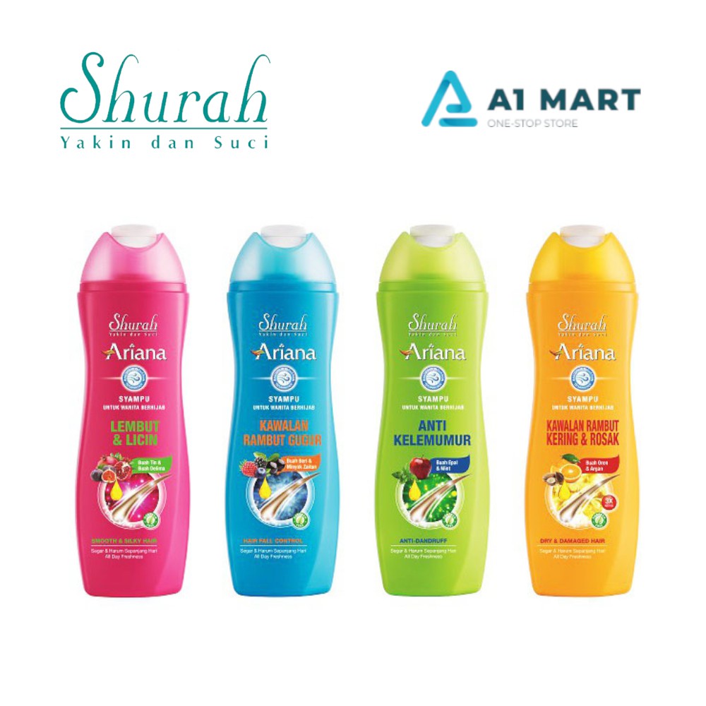 Shurah Ariana Syampu 330ml / Hair Shampoo | Shopee Malaysia
