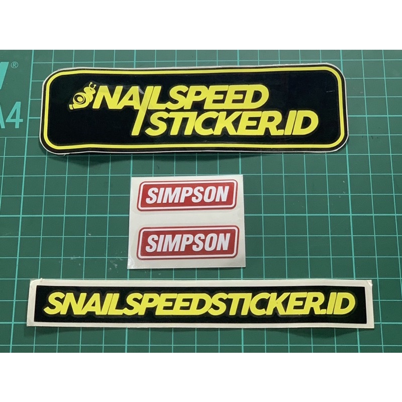 Simpson 2s logo universal visor helmet Sticker | Shopee Malaysia