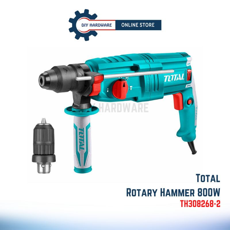 TOTAL Rotary Hammer 800W TH308268-2 | Shopee Malaysia