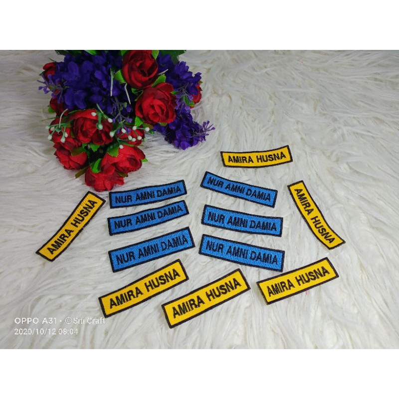 🔖 TEMPAHAN NAMETAG SEKOLAH /TANDA NAMA SULAM | Shopee Malaysia