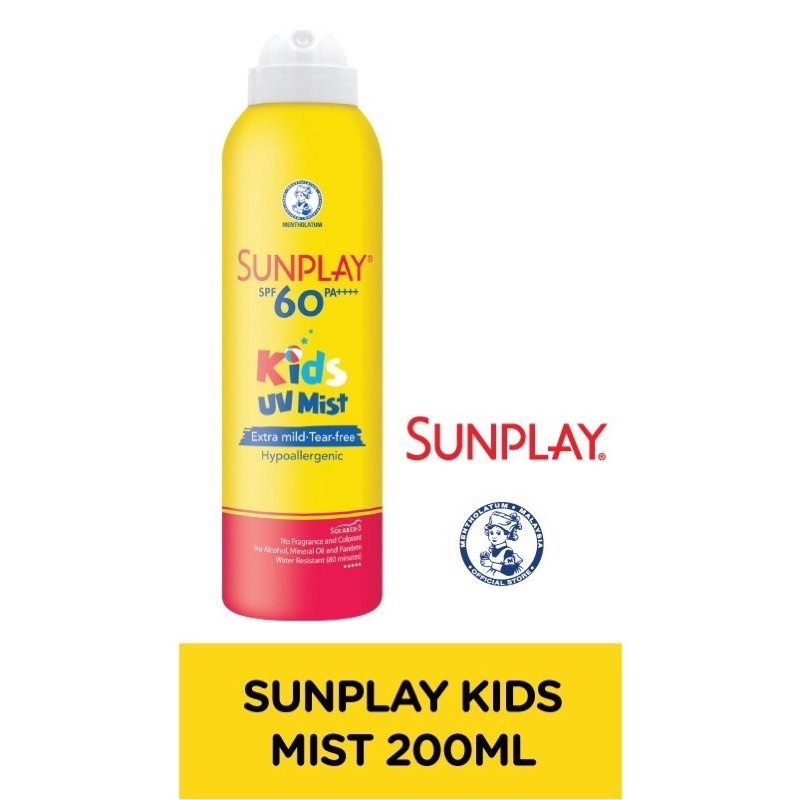 Sunplay Kids UV Mist Spray SPF60 PA++++ 200ml / UV Body Mist SPF130 PA ...