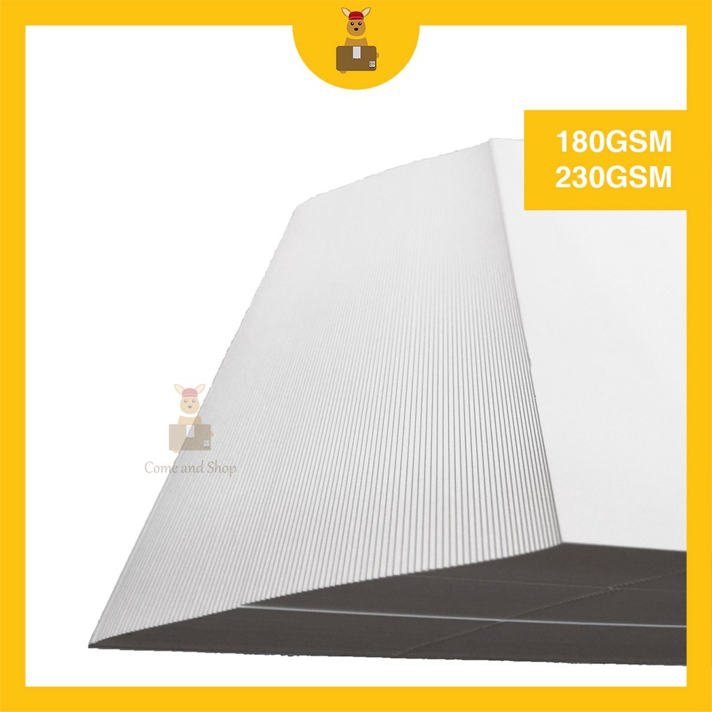 A4 Ivory Card Art Card Uncoated Non-Glossy (100pcs | 230gsm \ 180gsm ...