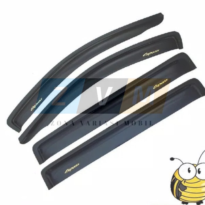 HITAM Daihatsu Espass Car Water Gutter / Black Espass Door Rain Water ...