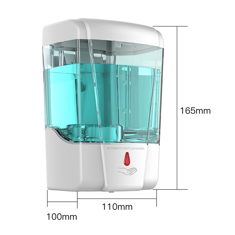 Dispenser Automatic Soap IR Sensor Hand Sanitizer Wall-Mount Touch-free ...