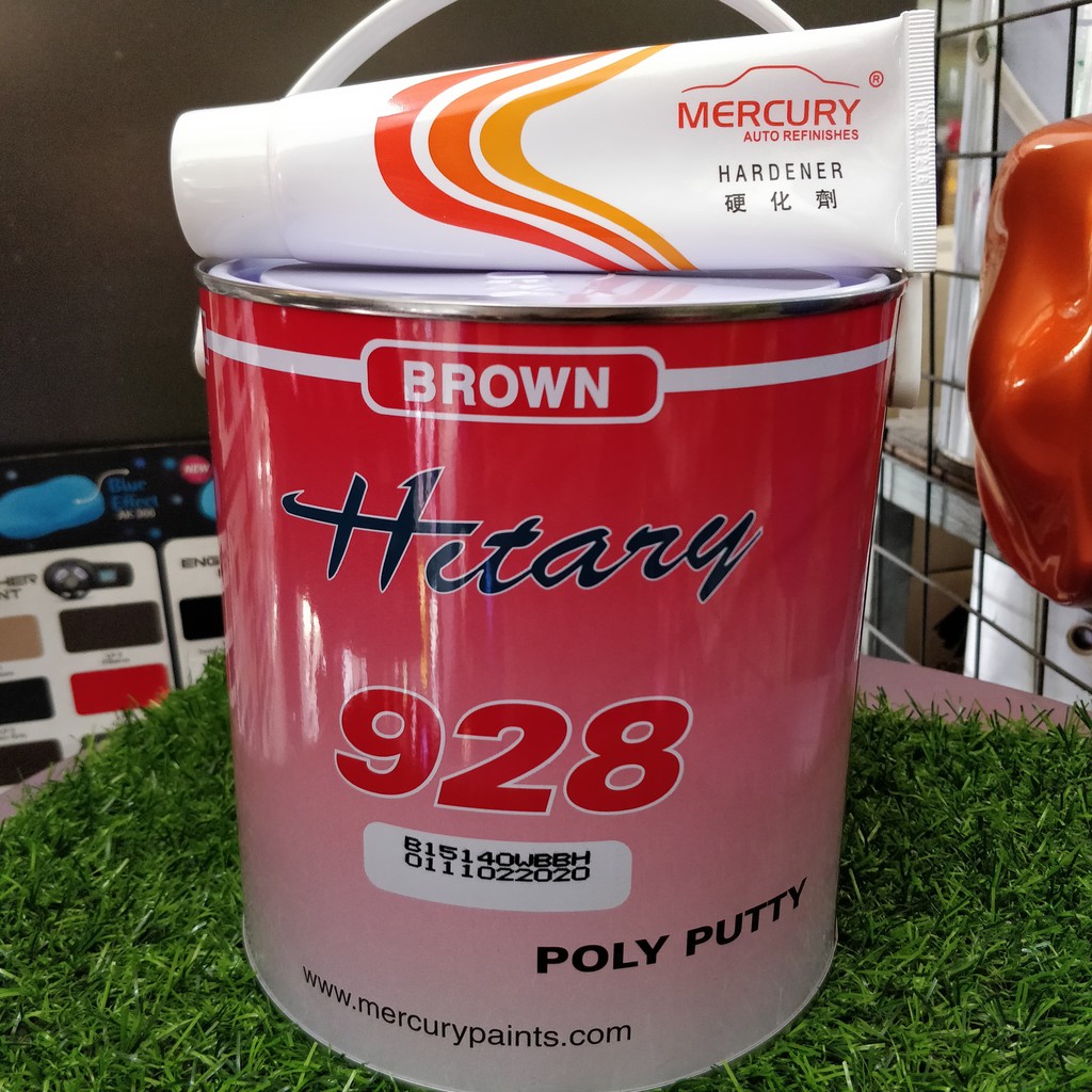 Nissan Hitary 928 Poly Putty 4KG with Hardener (Brown/Grey) | Shopee ...