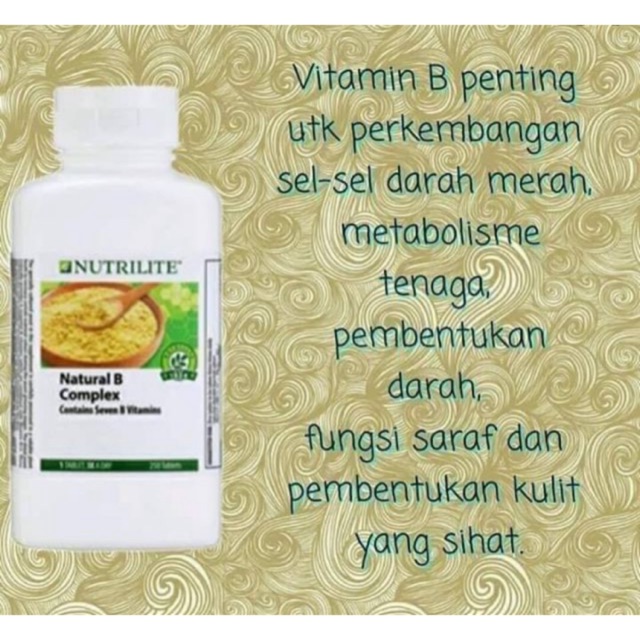 NUTRILITE Natural B Complex 250 tablet AMWAY | Shopee Malaysia