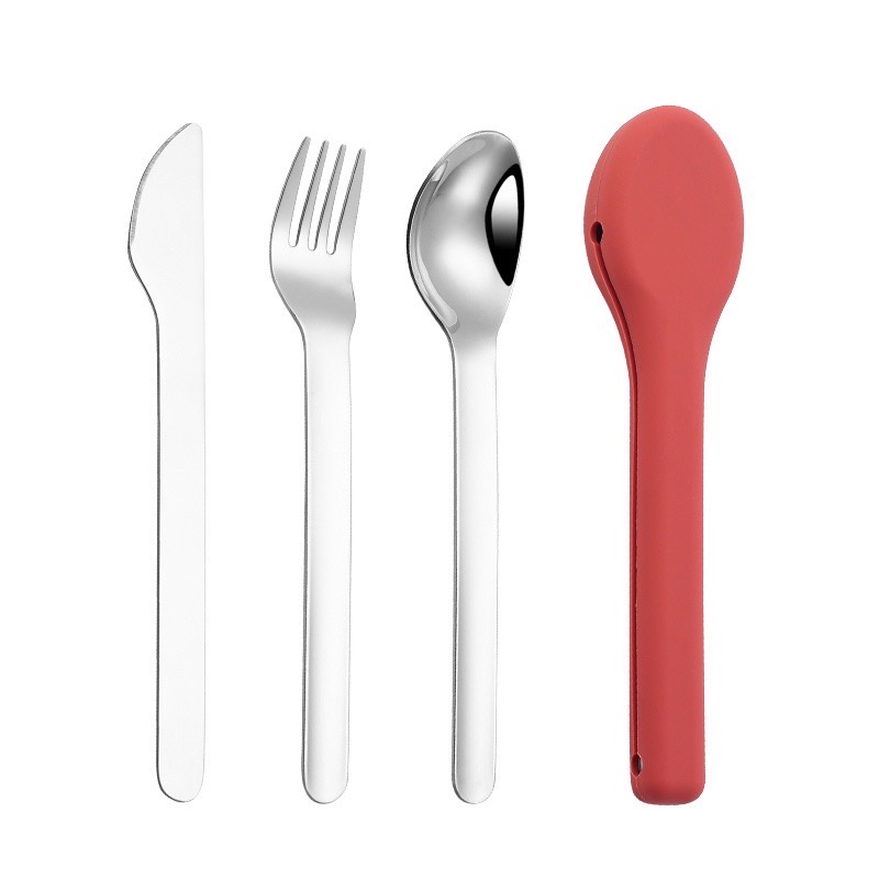 ITACO Stainless Steel 304 Travel Pocket Cutlery Set Utensil Set with ...
