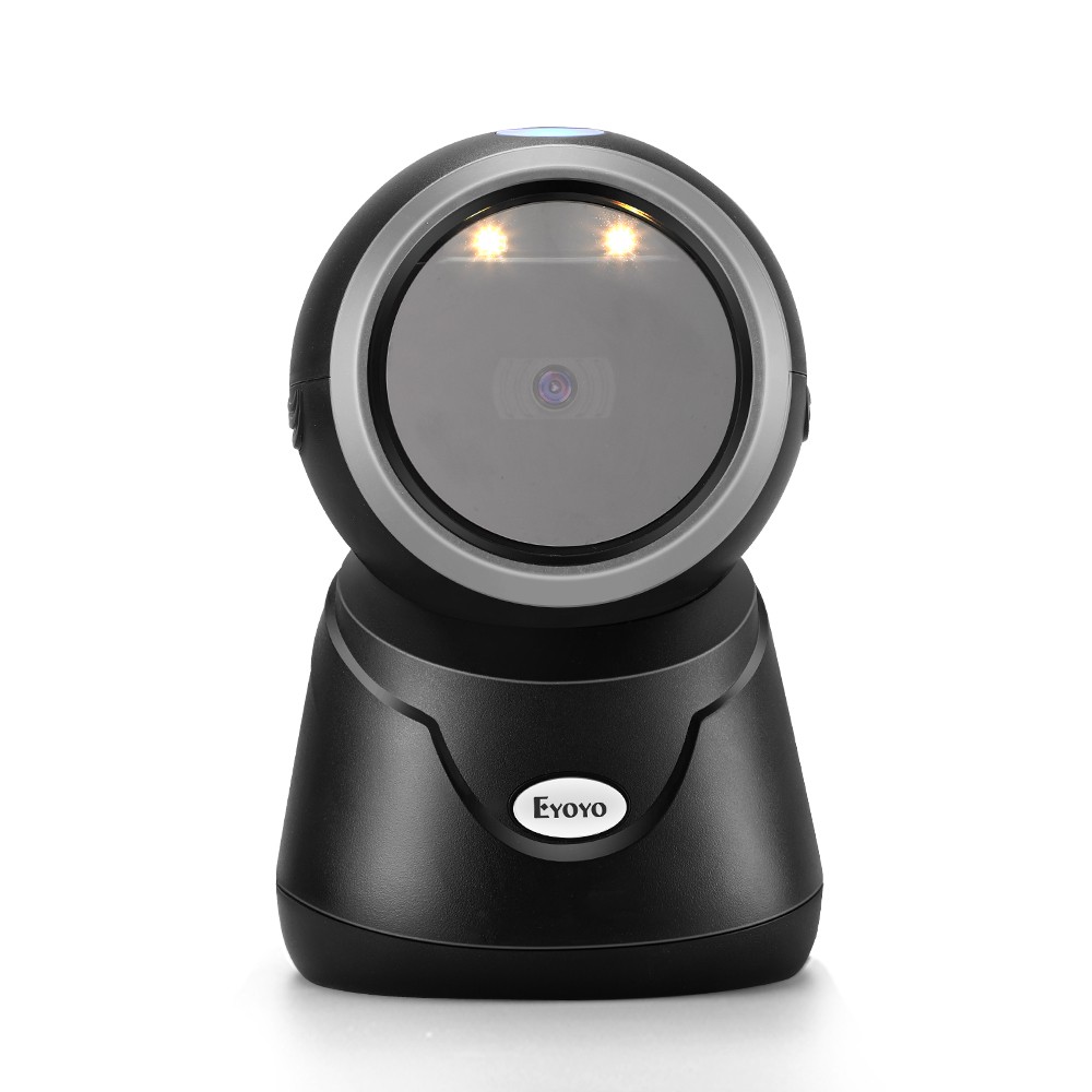 Eyoyo 2d Desktop Barcode Scanner Automatic Image Sensing Omnidirectional Hands Free Scanner