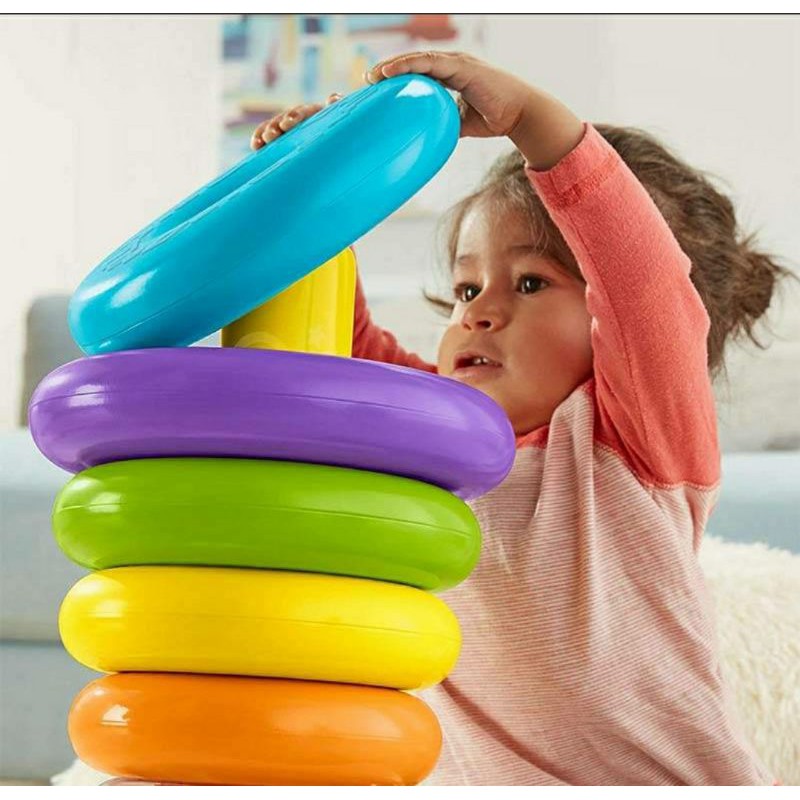 Fisher Price Giant Rock A Stack GJW15 jumbo donut stacking ring ...