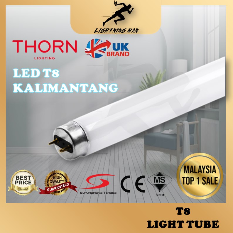 (No Minimum Order) LED T8 Lampu Kalimantang 36W 4FT Light Tube ...