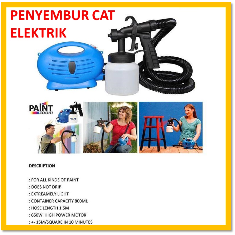 ELECTRIC SPRAY PAINT ZOOM - M01/MESIN CAT/PENYEMBUR CAT ELEKTRIK/SPRAY ...