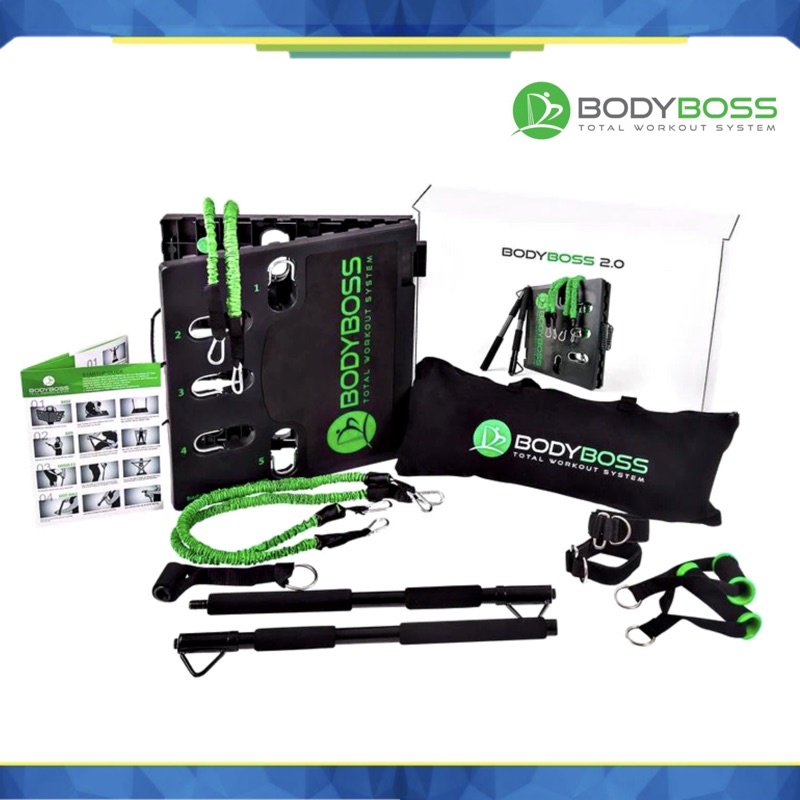 BodyBoss 2.0 Portable Home Gym Total Workout System Full Body Training ...