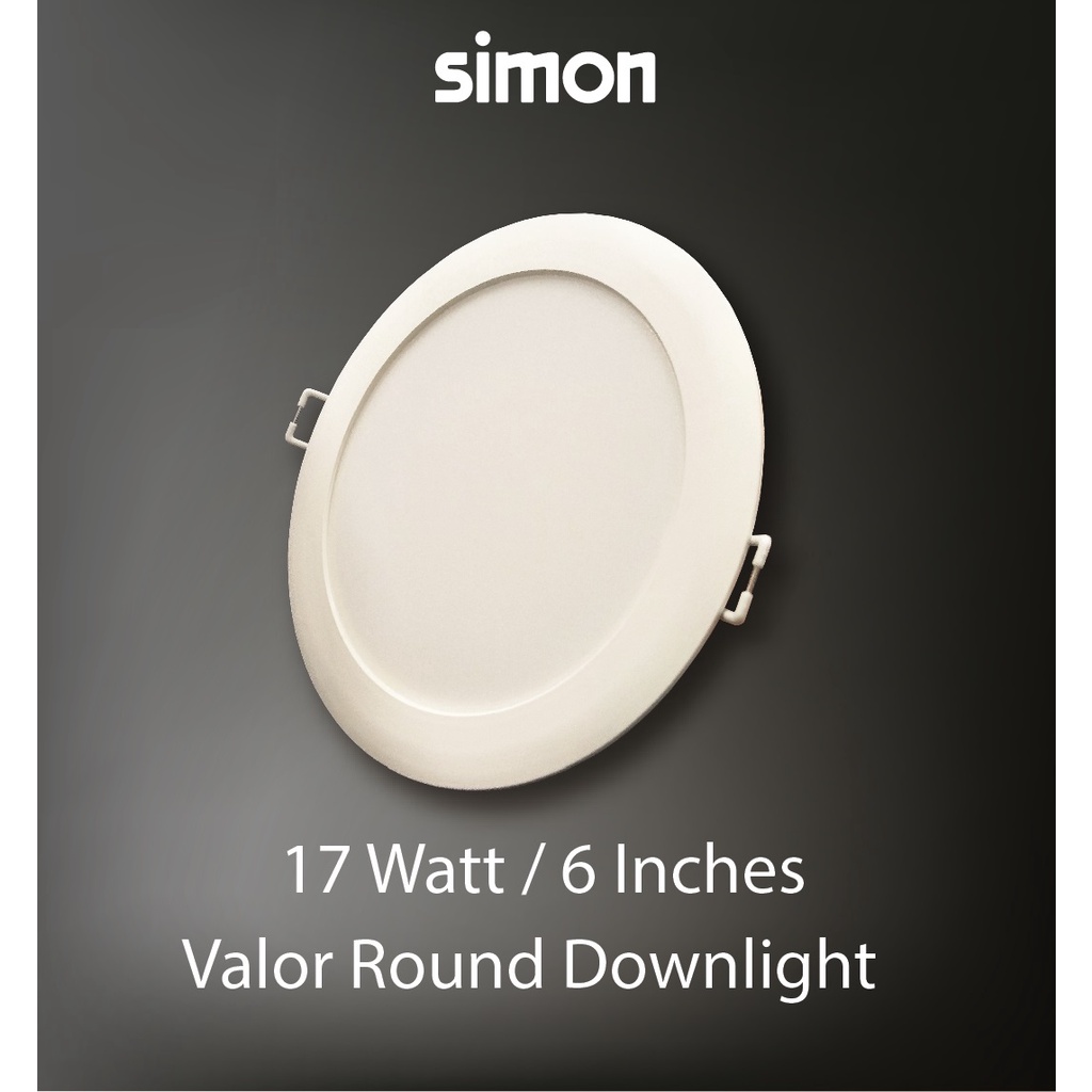 Simon - Valor Round LED Downlight (SIRIM Approved) 1 Year Warranty ...