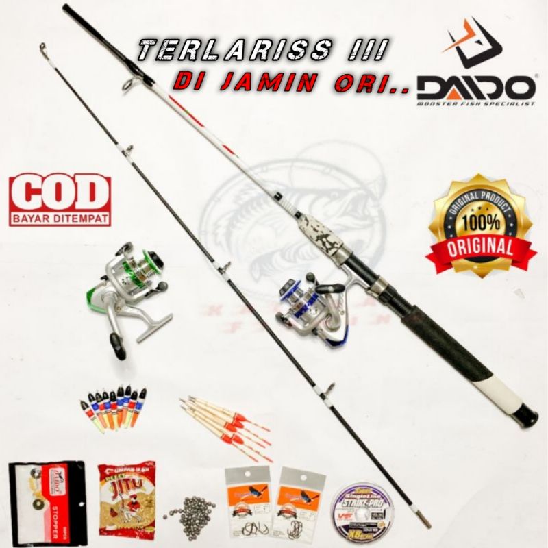 Daido solid Fiber Complete Fishing Set 16kg | Shopee Malaysia