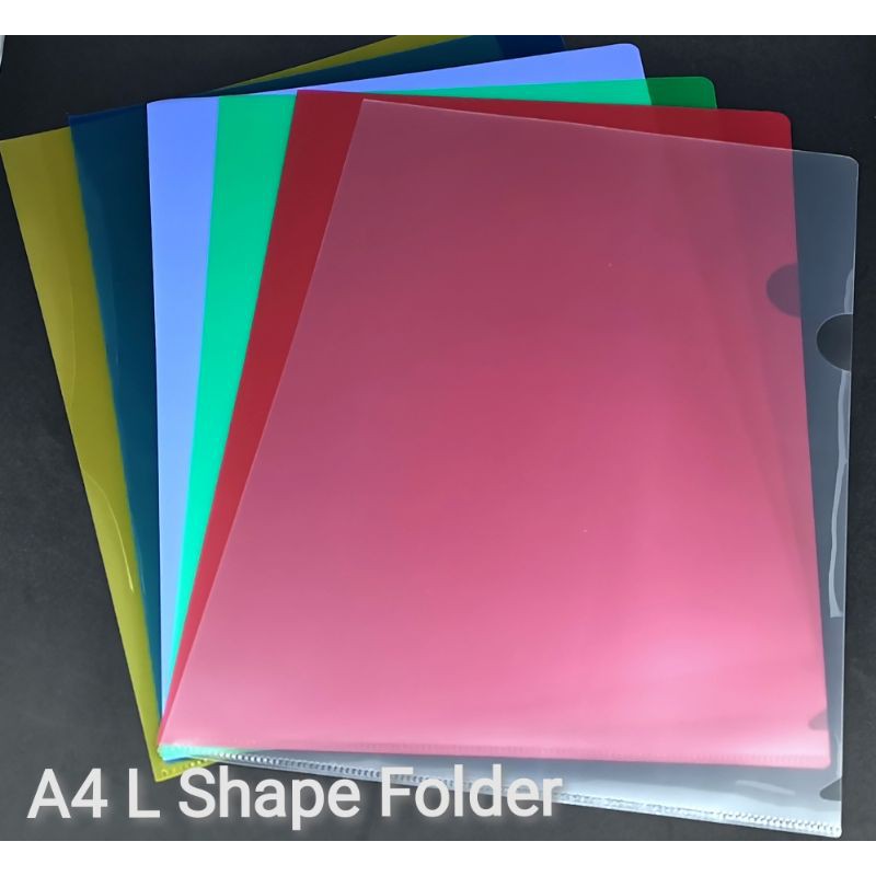 A4 L Shape Folder Transparent Color | Shopee Malaysia