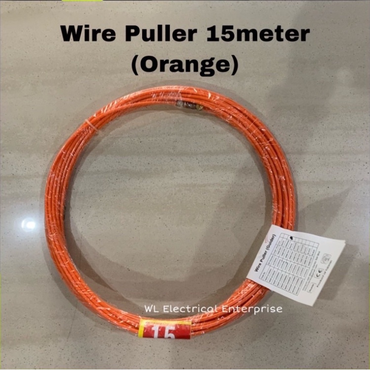 Cable Puller / Wire Puller 15 meter 4mm (Orange) | Shopee Malaysia
