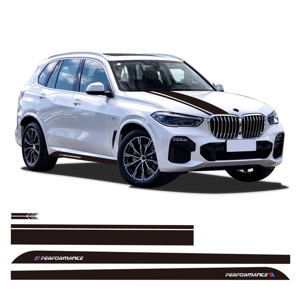 For BMW X5 F15 X5M F85 G05 E70 F95 M Performance Door Side Stripe Skirt ...