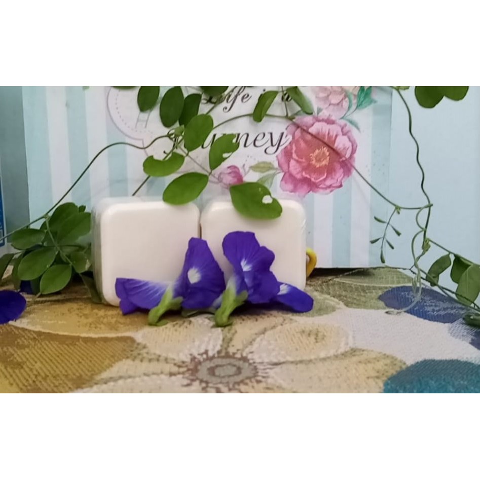 Sabun Mandian Bunga Telang - Handmade | Shopee Malaysia