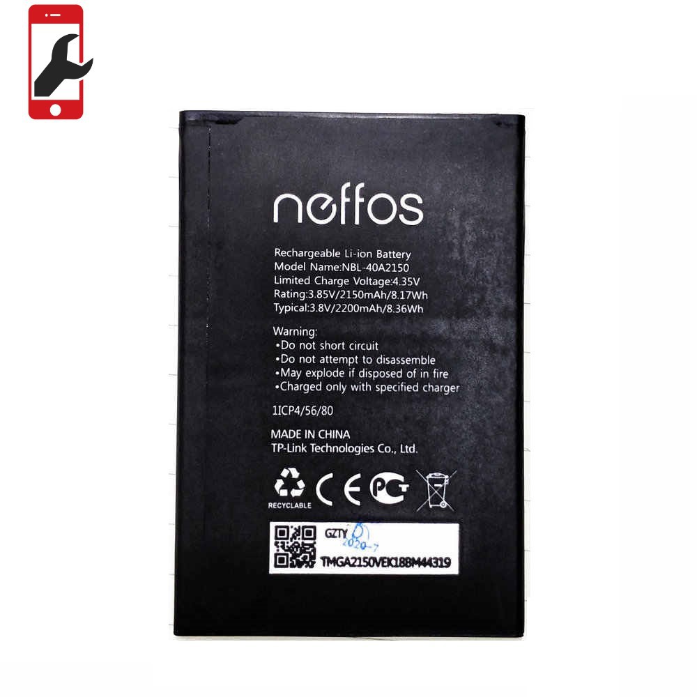 NEFFOS C5 PLUS Battery New Replacement NBL-40A2150 (2150 mAh) | Shopee ...