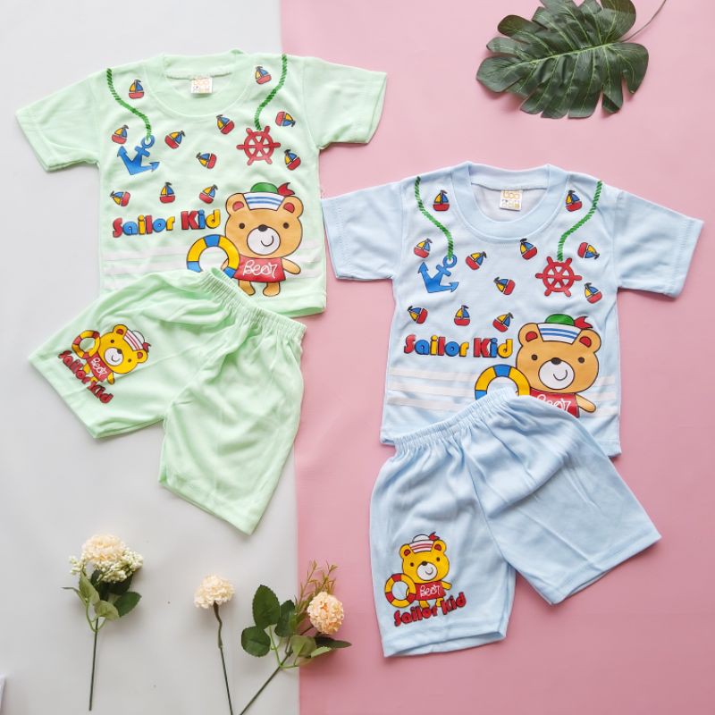0-6 Months Baby Boy T-shirt Set / Baby Clothes Set | Shopee Malaysia