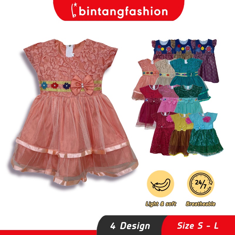 Bintang Fashion Gaun Budak Perempuan | Skirt Gaun Budak | Girl Princess ...