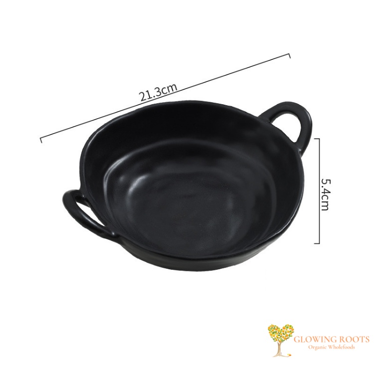 (READY STOCK) Nordic Ceramic Bowl Handle Kitchenware Home Food Set ...