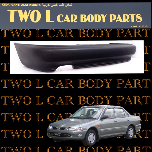 WIRA SALOON REAR BUMPER PP MATERIAL BUATAN MALAYSIA | Shopee Malaysia