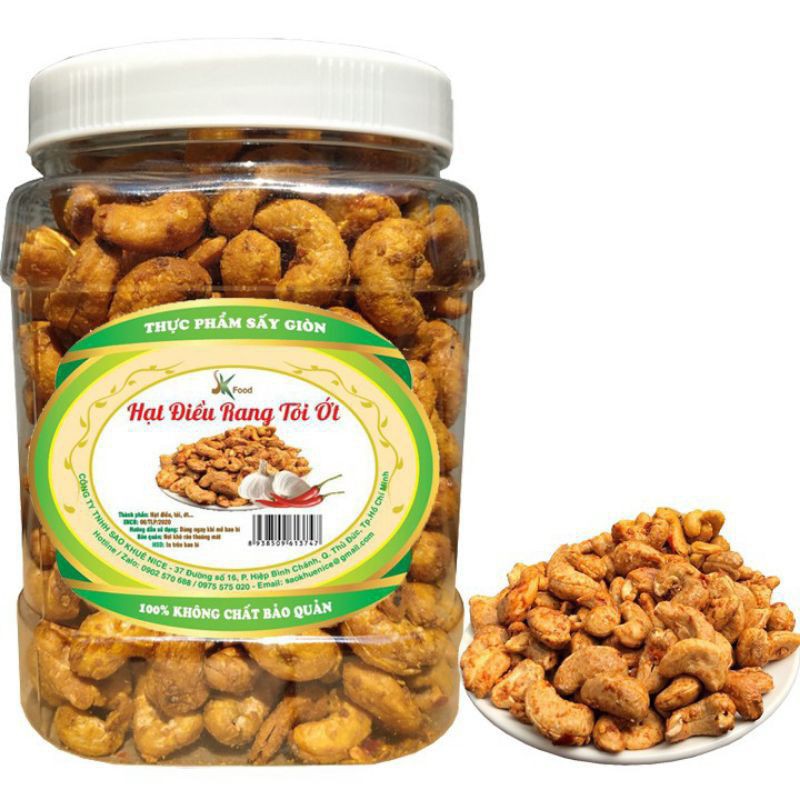 Pet jar 250gr roasted cashews with garlic and chili | Shopee Malaysia