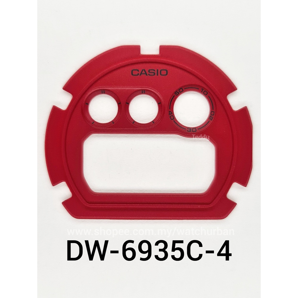 CASIO G-SHOCK DIAL FACEPLATE DW6900 DW6600 FACE PLATE 100% ORIGINAL DW ...