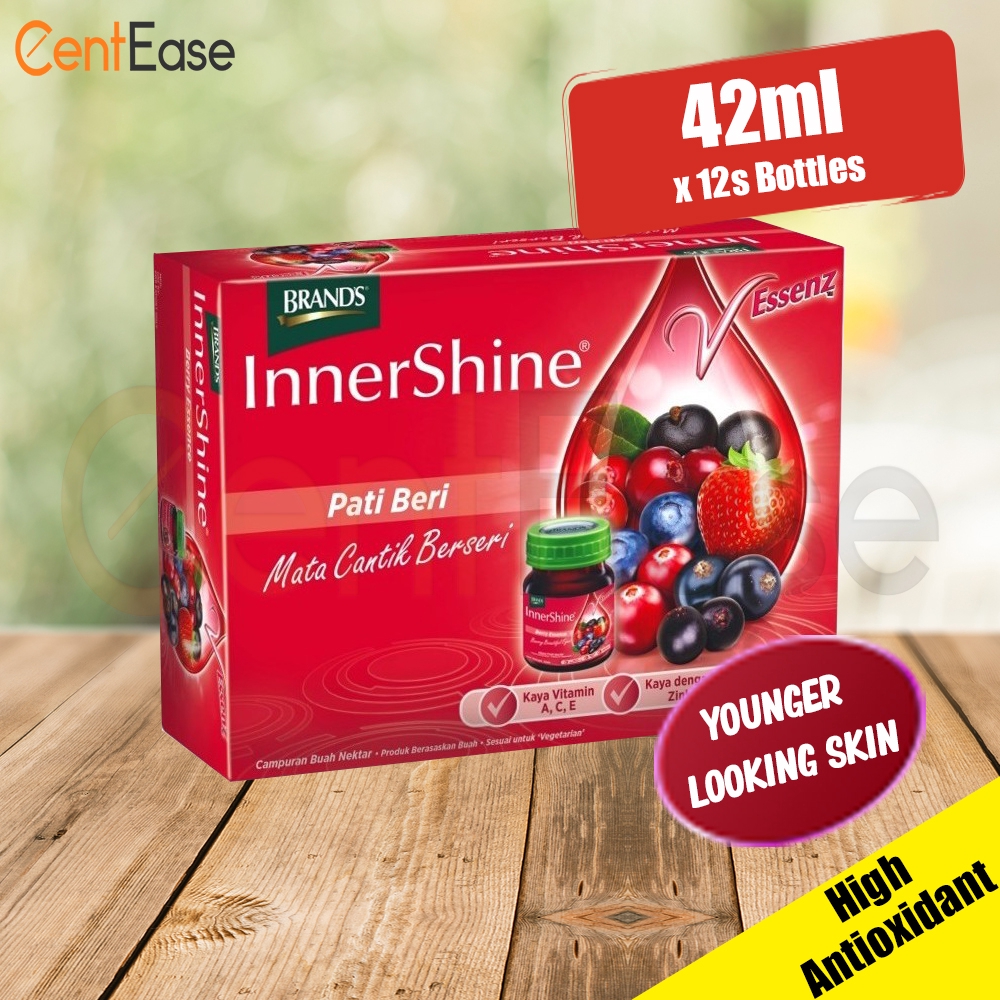 Brand's InnerShine Berry Essence (Exp: Sep 2025) 42ml x 12s | Shopee ...