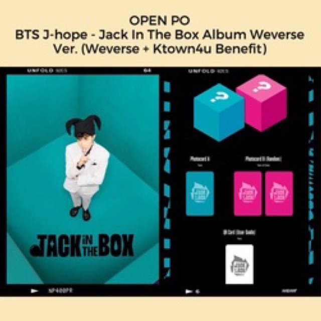 Bts Jhope Jack in the Box solo Album Weverse ver benefit and ktown4u benefit | Shopee Malaysia