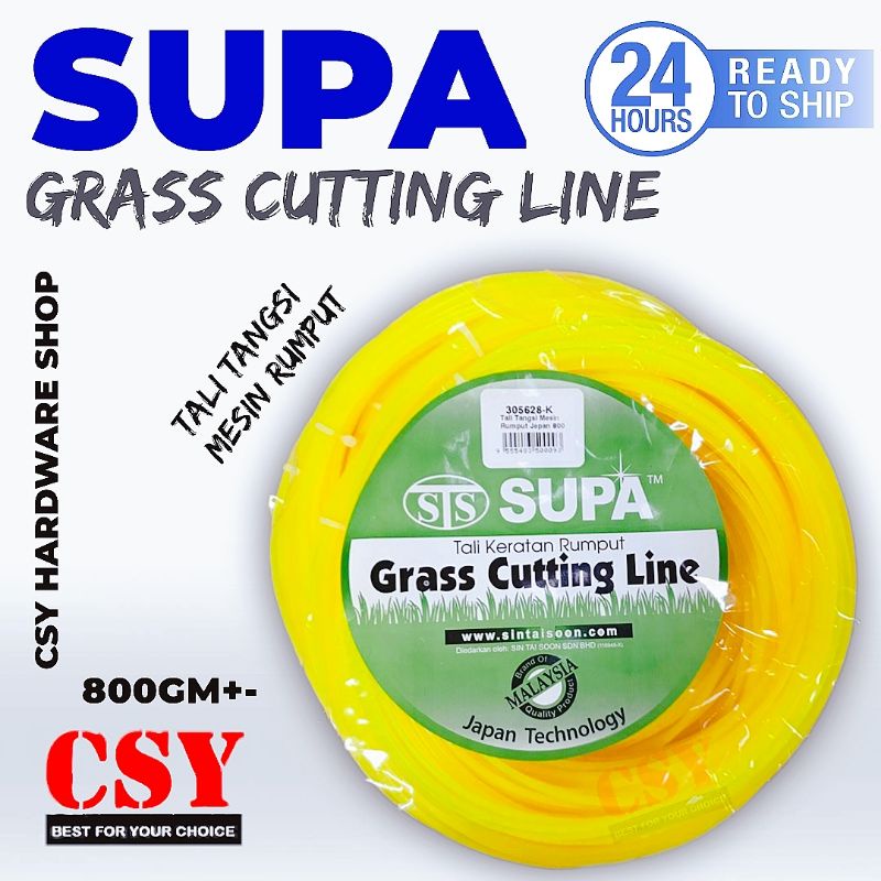 SUPA Grass Cutting Line / Tali Tangsi Mesin Rumput 800gm+- | Shopee ...