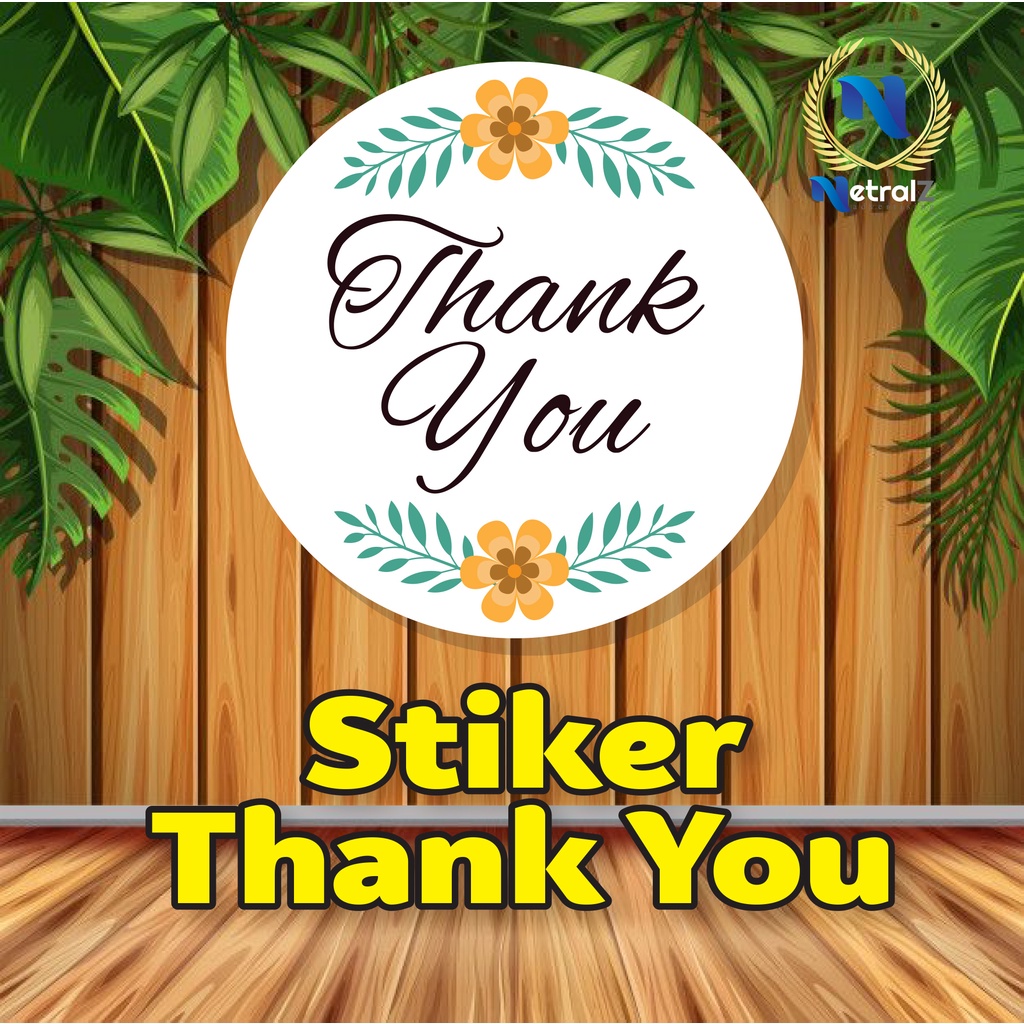 Thank YOU LABEL STICKER / THANK YOU STICKER / THANK YOU STICKER ...