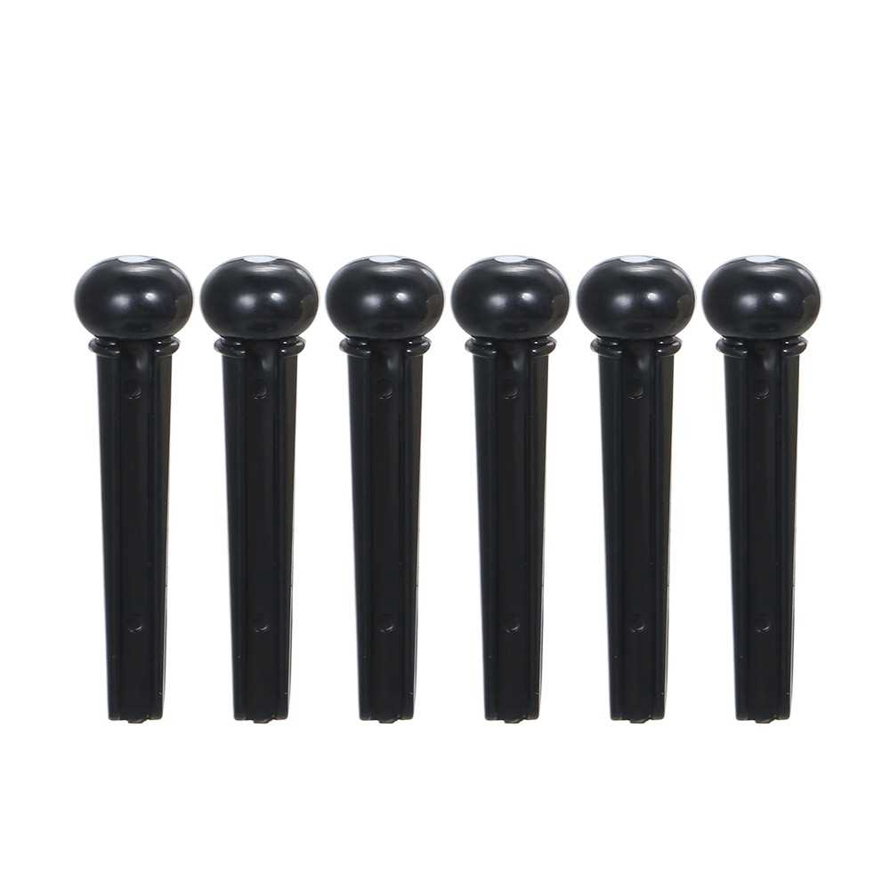 Plastic Acoustic Guitar Bridge Pin Bridge Saddle And Nut String Pin ...