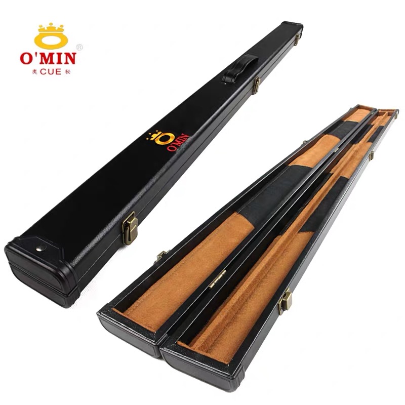Malaysia Omin Mystery 3/4 Structural / 1 Whole Cue Leather Snooker ...