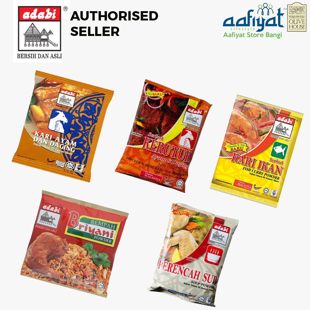 ADABI PELBAGAI REMPAH PILIHAN ( 24 GM & 250 GM) | Shopee Malaysia