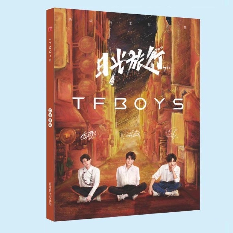 Tfboys group Photobook A4 photo collection album with beautiful idol photos | Shopee Malaysia